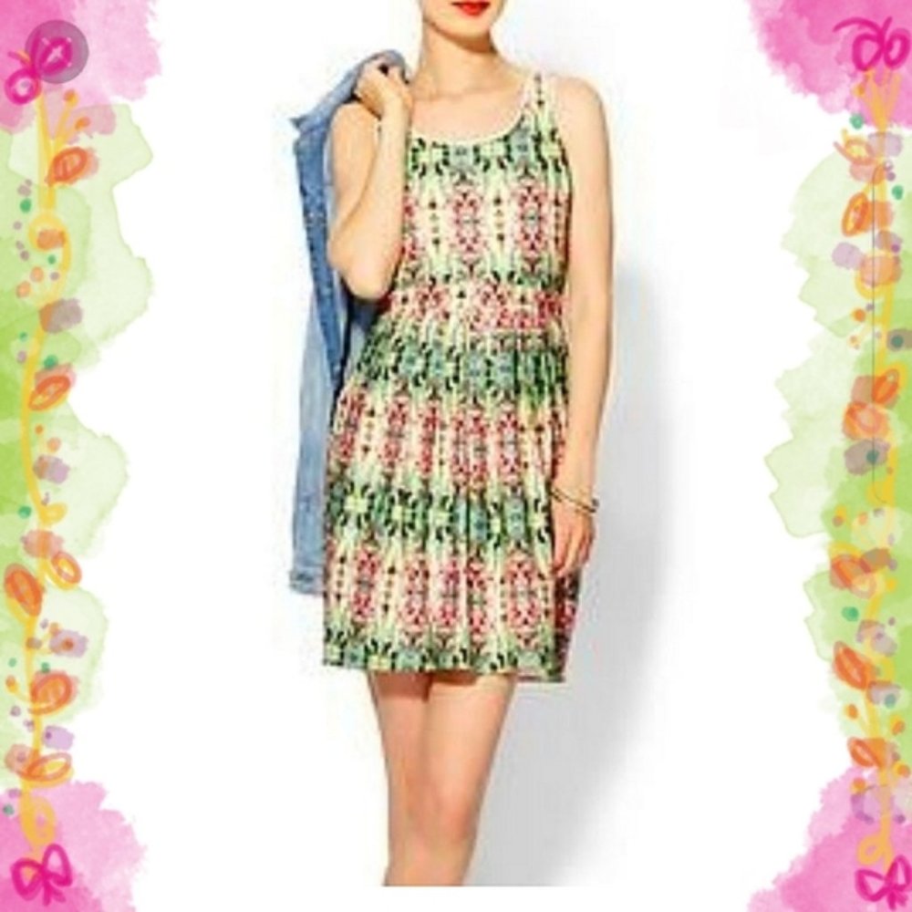 Anthropologie Pim + Larkin Jardiniere Spring Dress Si… - Gem